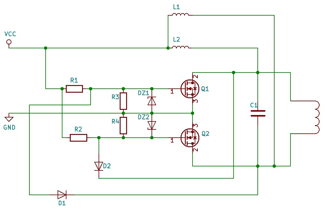 ZVS回路の動作原理の考察と作成方法｜キム日記